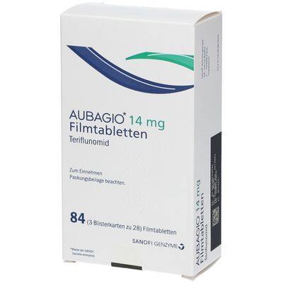 AUBAGIO 14 mg Filmtabletten 84 St mit dem E-Rezept kaufen - Shop Apotheke
