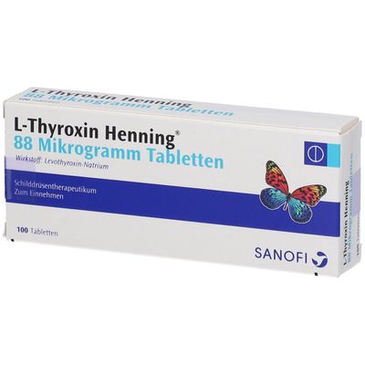 L-Thyroxin Henning 88 µg 100 St mit dem E-Rezept kaufen - Shop Apotheke