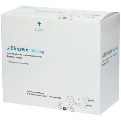 BIMZELX 160 mg Injektionslösung in Fertigspritze 2x2 St mit dem E ...