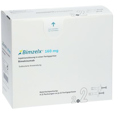 BIMZELX 160 mg Injektionslösung in Fertigspritze 2x2 St mit dem E ...