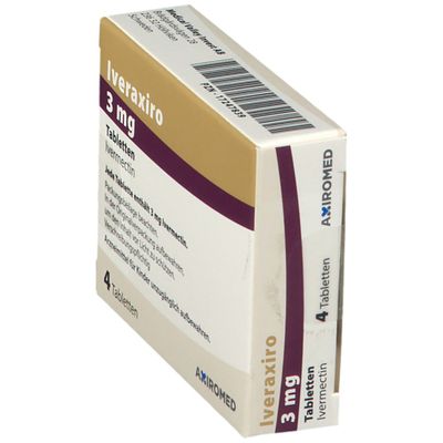 Iveraxiro 3 mg 4 St mit dem E-Rezept kaufen - Shop Apotheke