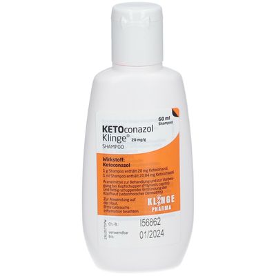 KETOconazol Klinge® 20 mg/g Shampoo 60 ml - Shop Apotheke