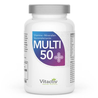 Vitactiv MULTI 50+ Vitamin- & Mineralstoff-Komplex 60 St - Shop Apotheke