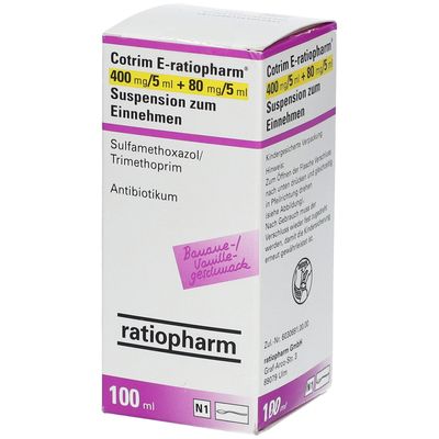 Cotrim E-ratiopharm® 400mg/5ml + 80mg/5ml 100 ml mit dem E-Rezept ...