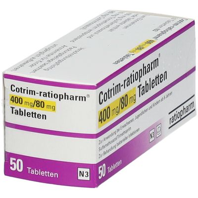 Cotrim-ratiopharm® 400 mg/80 mg 50 St mit dem E-Rezept kaufen - Shop ...