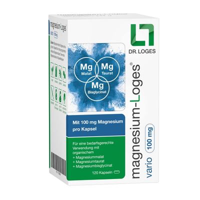 magnesium-Loges® vario 100 mg 120 St - Shop Apotheke