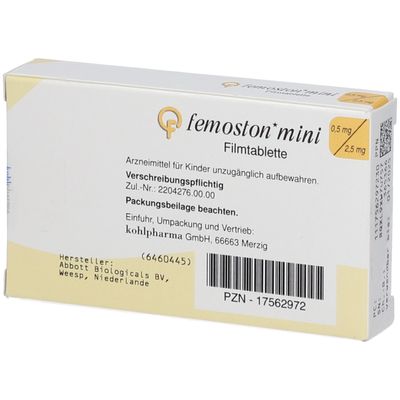 FEMOSTON mini 0,5 mg/2,5 mg Filmtabletten 84 St mit dem E-Rezept kaufen ...
