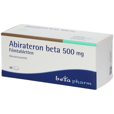 Abirateron beta 500 mg Filmtabletten 56 St mit dem E-Rezept kaufen - Shop Apotheke
