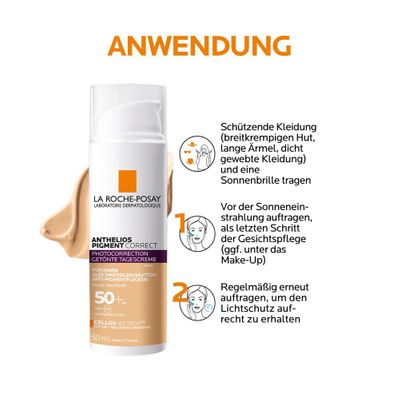 La Roche Posay Anthelios Pigment Correct LSF 50+ 50 ml - Shop Apotheke