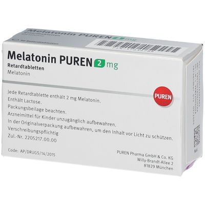 MELATONIN PUREN 2 mg Retardtabletten 30 St mit dem E-Rezept kaufen ...