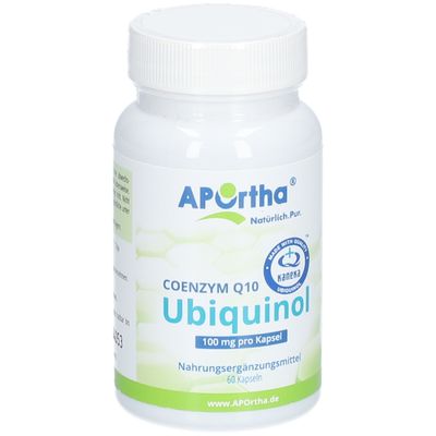 APOrtha® Kaneka Ubiquinol™ Coenzym Q10 Kapseln - 100 mg 60 St - Shop Apotheke