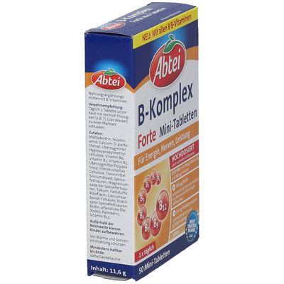 Abtei B-Komplex Forte Mini-Tabletten 50 St - Shop Apotheke