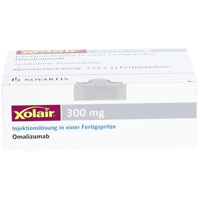 XOLAIR 300 mg Injektionslösung i.e.Fertigspritze 3x1 St mit dem E-Rezept kaufen - Shop Apotheke