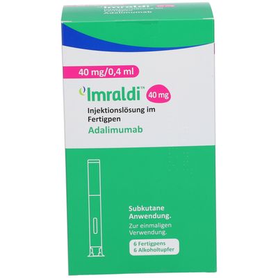 IMRALDI 40 mg/0,4 ml Inj.-Lösung im Fertigpen 6 St mit dem E-Rezept ...