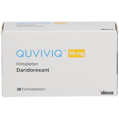 QUVIVIQ 50 mg Filmtabletten 30 St mit dem E-Rezept kaufen - Shop Apotheke