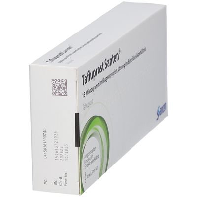 TAFLUPROST Santen 15 µg/ml Augentr.Einzeldosisbeh. 30x0,3 ml mit dem E ...
