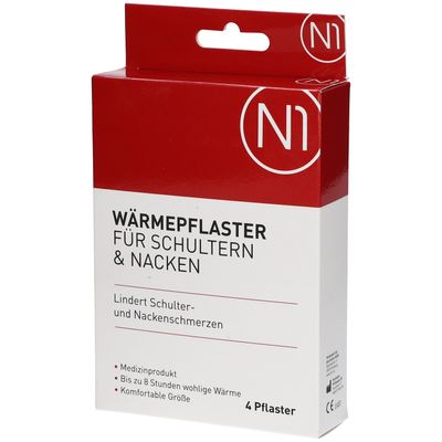 N1 Wärmepflaster für Schultern & Nacken – bis zu 8 Stunden Wärme 4 St ...