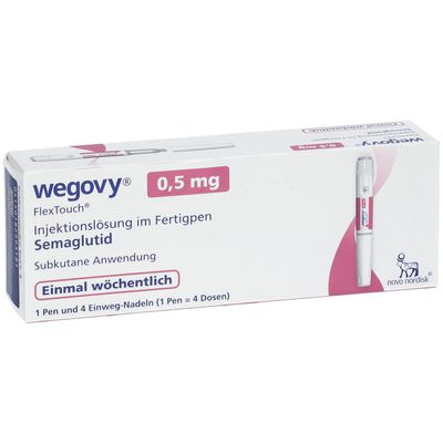 WEGOVY 0,5 mg FlexTouch Injektionslsg.Fertigpen 1x1,5 ml mit dem E ...