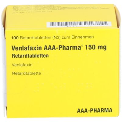 VENLAFAXIN AAA-Pharma 150 mg Retardtabletten 100 St mit dem E-Rezept kaufen - Shop Apotheke