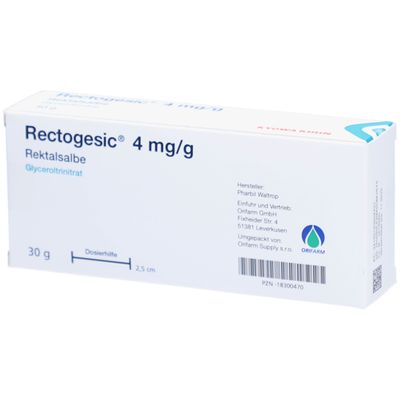 RECTOGESIC 4 mg/g Rektalsalbe 30 g mit dem E-Rezept kaufen - Shop Apotheke