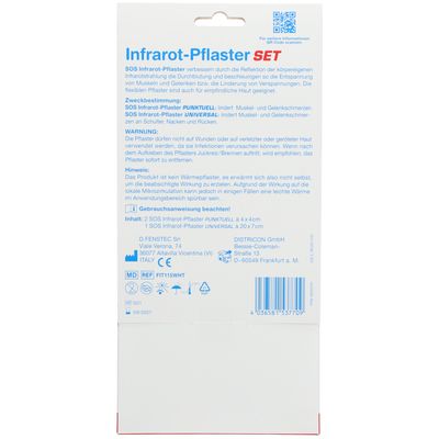SOS® Infrarot-Pflaster Set 1 Universal + 2 Punktuell 3 St - Shop Apotheke