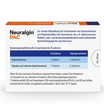 Neuralgin® PAC 20 St - Shop Apotheke