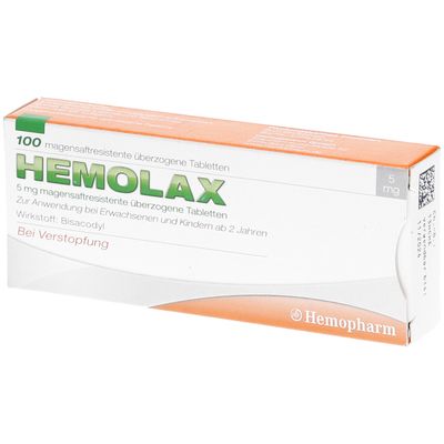 Hemolax 5mg Dragees 100 St - Shop Apotheke