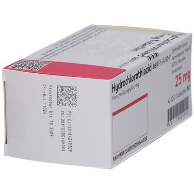 HCT-089PHARM 25 mg Tabletten 100 St mit dem E-Rezept kaufen - Shop Apotheke