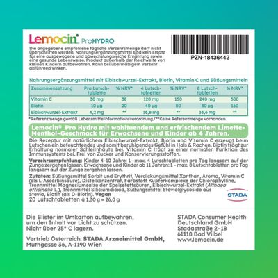 Lemocin® ProHYDRO für zwischendurch – Lutschtabletten mit Vitamin C ...