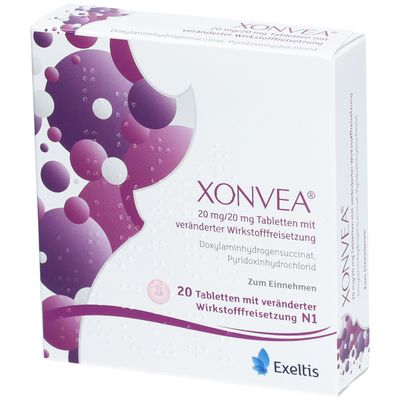 XONVEA 20 mg/20 mg Tabl.m.veränd.Wirkst.-Freis. 20 St mit dem E-Rezept ...