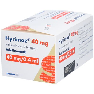 HYRIMOZ 40 mg/0,4 ml Inj.-Lösung im Fertigpen 6 St mit dem E-Rezept ...