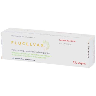 FLUCELVAX 2025/2026 Inj.-Susp.F-Spr.m.Kanüle 1x0,5 ml mit dem E-Rezept ...