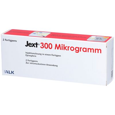 JEXT 300 Mikrogramm Inj.-Lsg.in einem Fertigpen 2 St mit dem E-Rezept ...