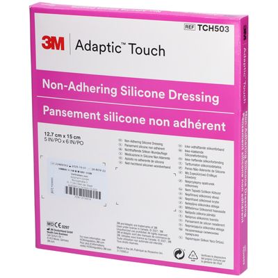 3M™ Adaptic™ Touch Nicht haftender Silikon-Wundverband, TCH503, 12,7 cm ...