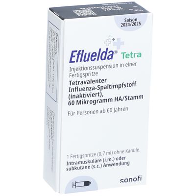 EFLUELDA Tetra 2024/2025 Inj.-Susp.i.e.F.-Sp.o.Kan 1 St mit dem E ...
