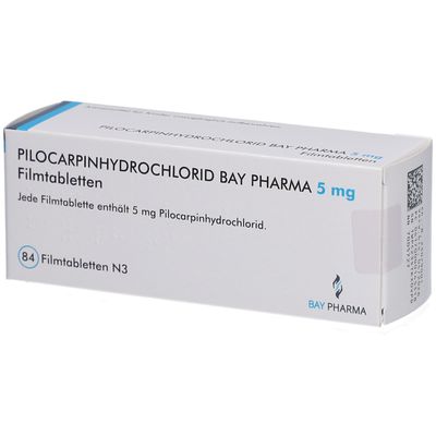 PILOCARPINHYDROCHLORID Bay Pharma 5 mg Filmtabl. 84 St mit dem E-Rezept kaufen - Shop Apotheke