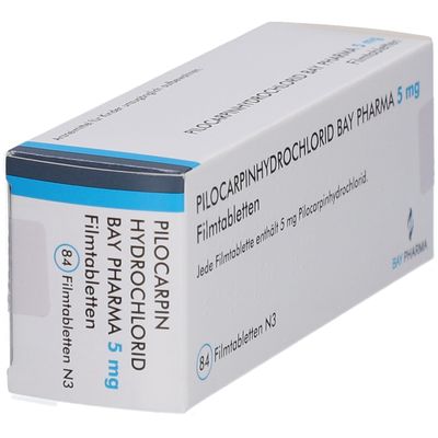 PILOCARPINHYDROCHLORID Bay Pharma 5 mg Filmtabl. 84 St mit dem E-Rezept kaufen - Shop Apotheke