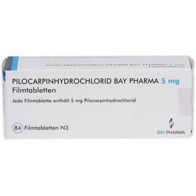 PILOCARPINHYDROCHLORID Bay Pharma 5 mg Filmtabl. 84 St mit dem E-Rezept kaufen - Shop Apotheke