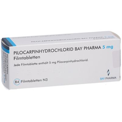 PILOCARPINHYDROCHLORID Bay Pharma 5 mg Filmtabl. 84 St mit dem E-Rezept kaufen - Shop Apotheke