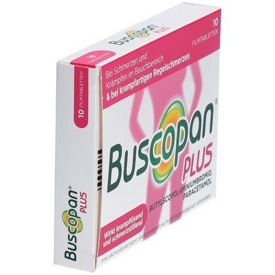 Buscopan PLUS bei Regelschmerzen 10 St - Shop Apotheke