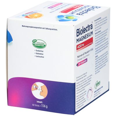 Biolectra® MAGNESIUM 400 mg Nerven & Muskeln Vital - Jetzt 10% Rabatt ...