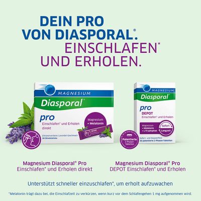 Magnesium-Diasporal® Pro DEPOT Einschlafen* und Erholen, patentierte 2 ...
