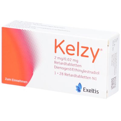 KELZY 2 mg/0,02 mg Retardtabletten 28 St mit dem E-Rezept kaufen - Shop ...