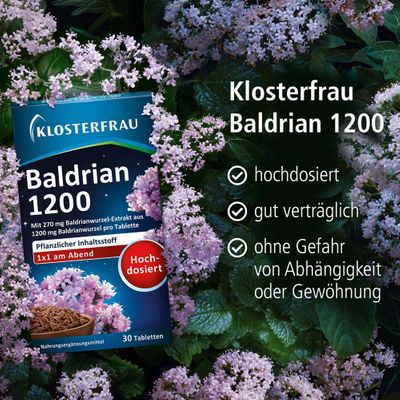 KLOSTERFRAU Baldrian 1200 30 St - Shop Apotheke