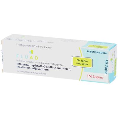 FLUAD 2025/2026 Inj.-Susp.F-Spr.m.Kanüle 1x0,5 ml mit dem E-Rezept ...