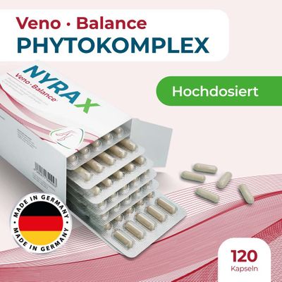 NYRAX® Veno Balance Phytokomplex für das Bindegewebe 120 St - Shop Apotheke