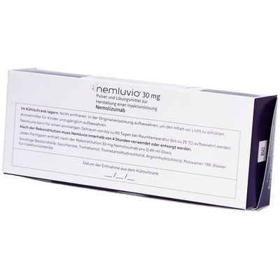 NEMLUVIO 30 mg Plv.u.LM z.H.e.Inj.-Lsg.Fertigpen 1 St mit dem E-Rezept ...