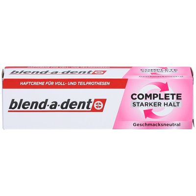 BLEND-A-DENT® Complete Haftcreme Geschmacksneutral 47 g - Shop Apotheke