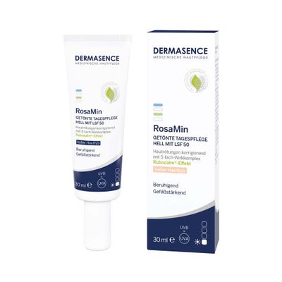 DERMASENCE RosaMin Getönte Tagespflege hell mit LSF 50 30 ml - Shop ...