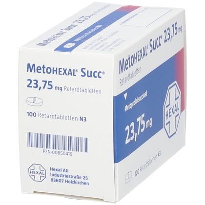 MetoHEXAL® Succ® 23,75 mg 100 St - shop-apotheke.com